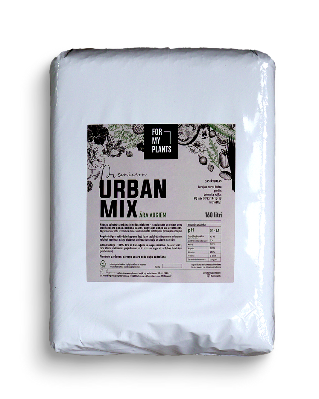 FOR MY PLANTS - 100% Clean PRO Quality Potting Mix for House Plants